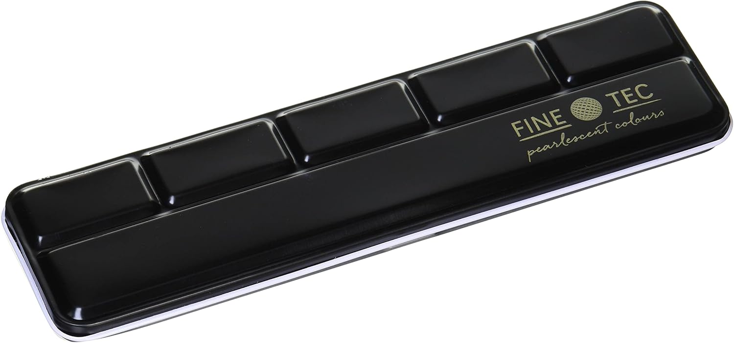 EMPTY METAL BOX FOR 6 PANS - "FINETEC PEARLECENT" - Hull's Art Supply ...