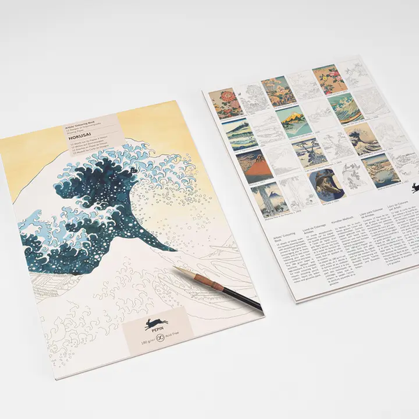 ARTIST'S COLORING BOOK- HOKUSAI - Hull's Art Supply & Framing