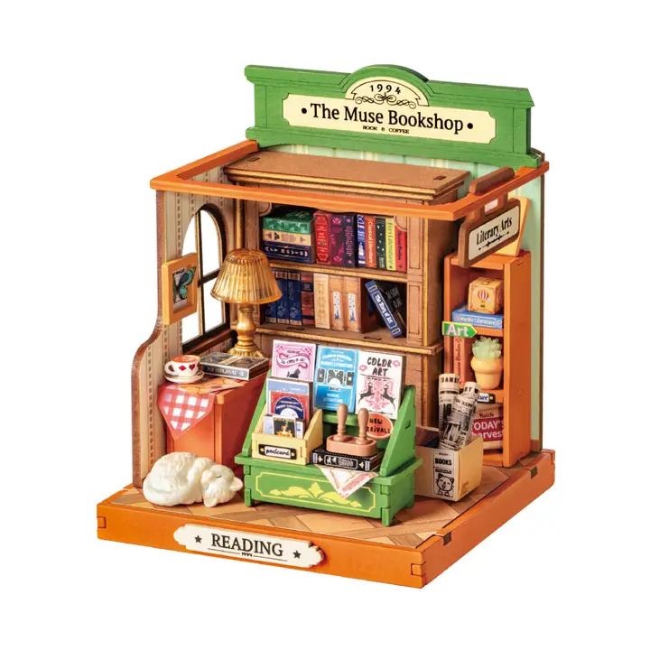 DIY MINIATURE HOUSE KIT - THE MUSE BOOKSHOP - Hull's Art Supply & Framing
