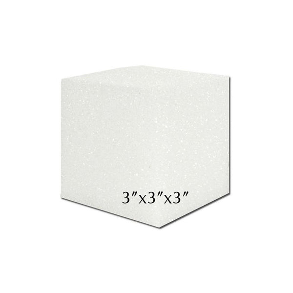 STYROFOAM BLOCK WHITE 3"x3"x3" - Hull's Art Supply & Framing