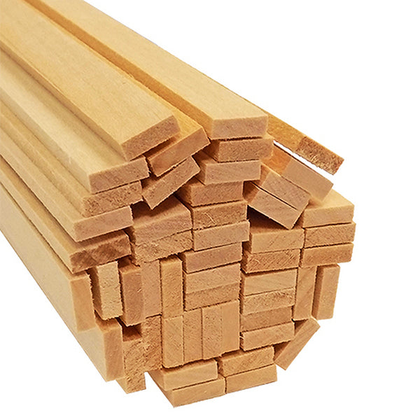 BASSWOOD STICK 24X3/16X3/8 - Hull's Art Supply & Framing